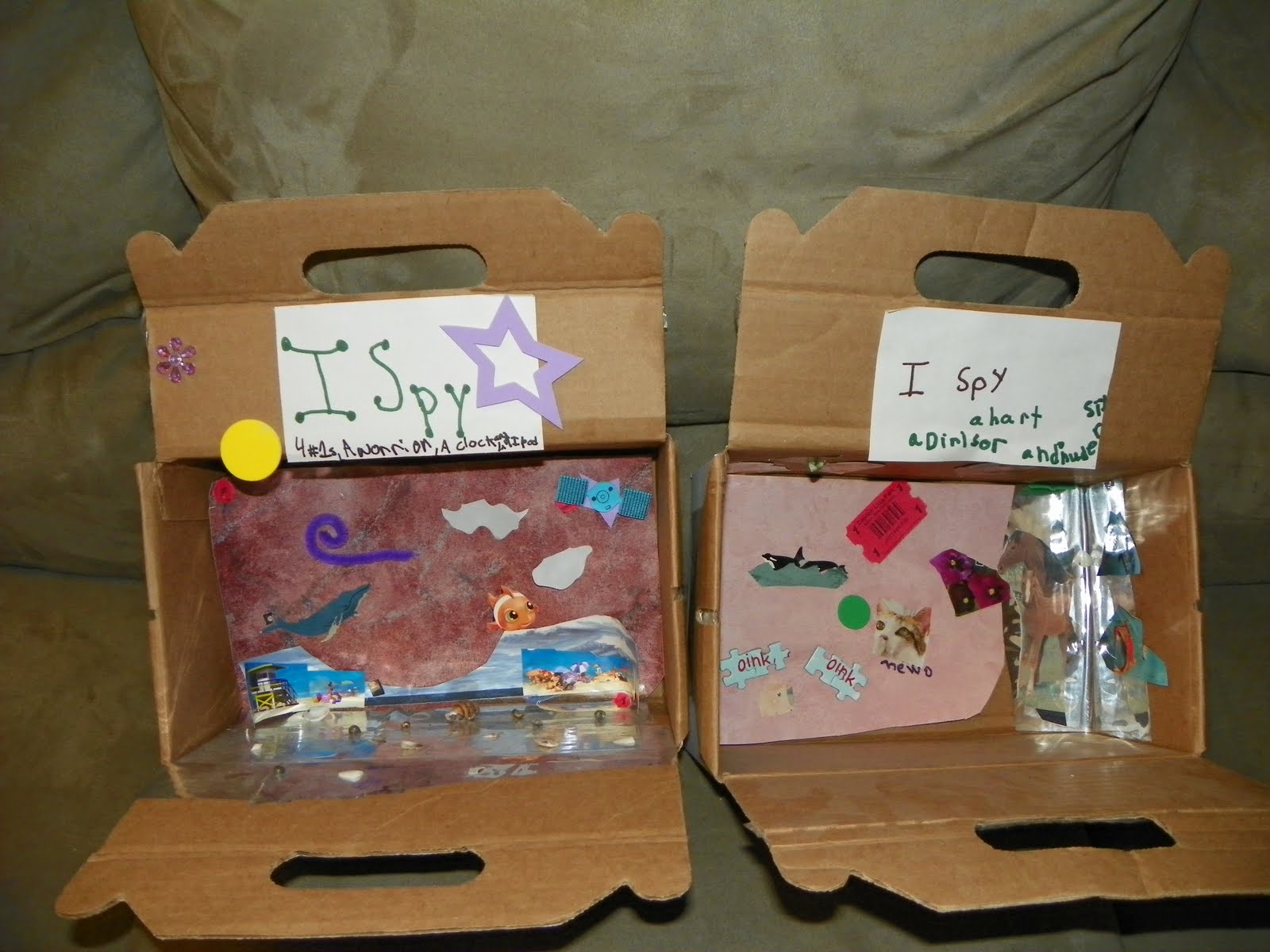 Interactive Learning: I Spy Shadow Boxes