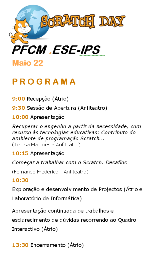 ScratchDay 2010 ESE-IPS | Escola Superior de Educação – Instituto ...