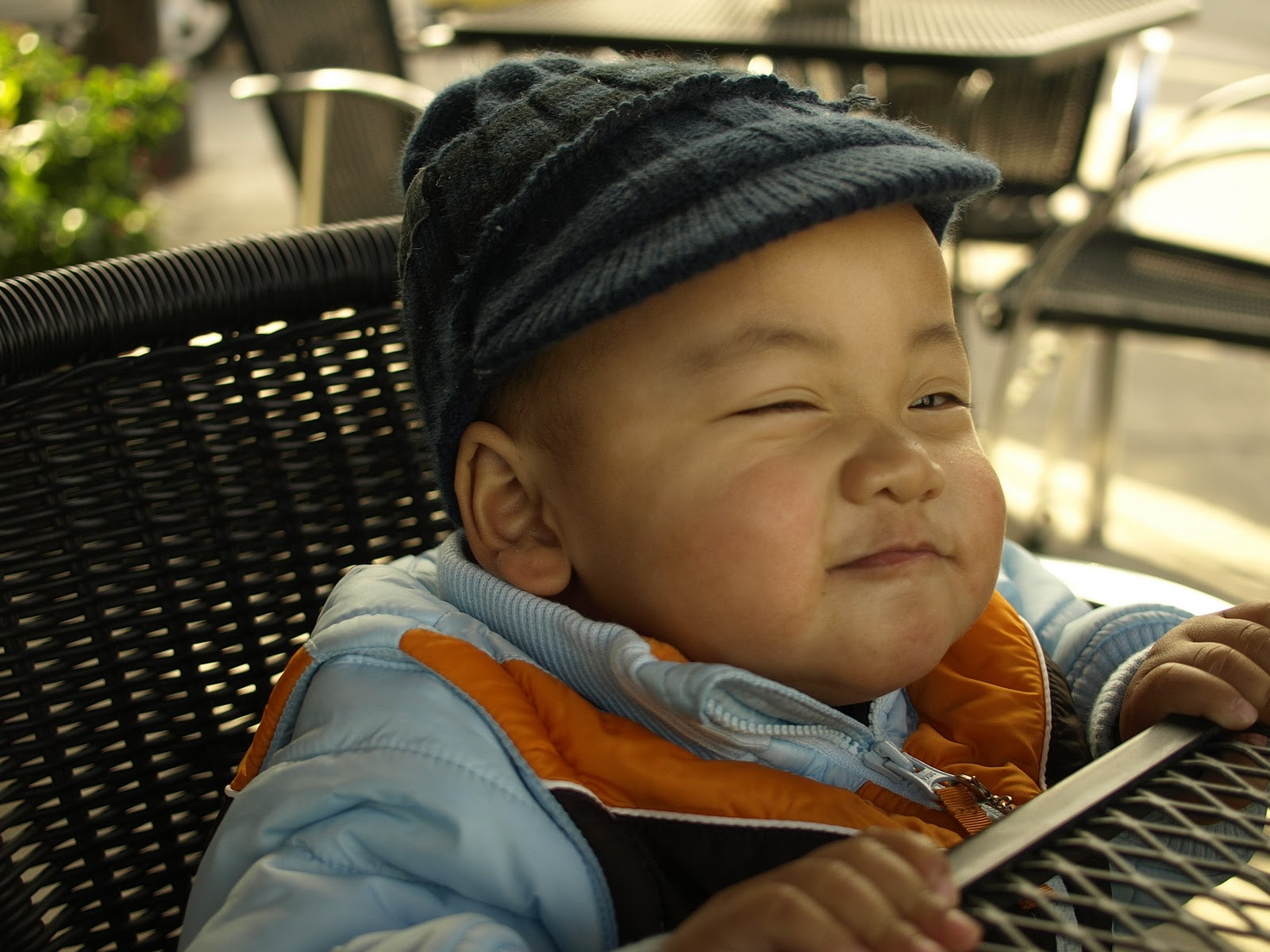 dibble dabble...: small guy//cutest smile ever