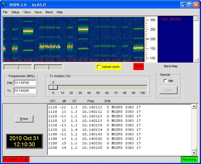 m0xpd's 'Shack Nasties': Frequency Hopping WSPR