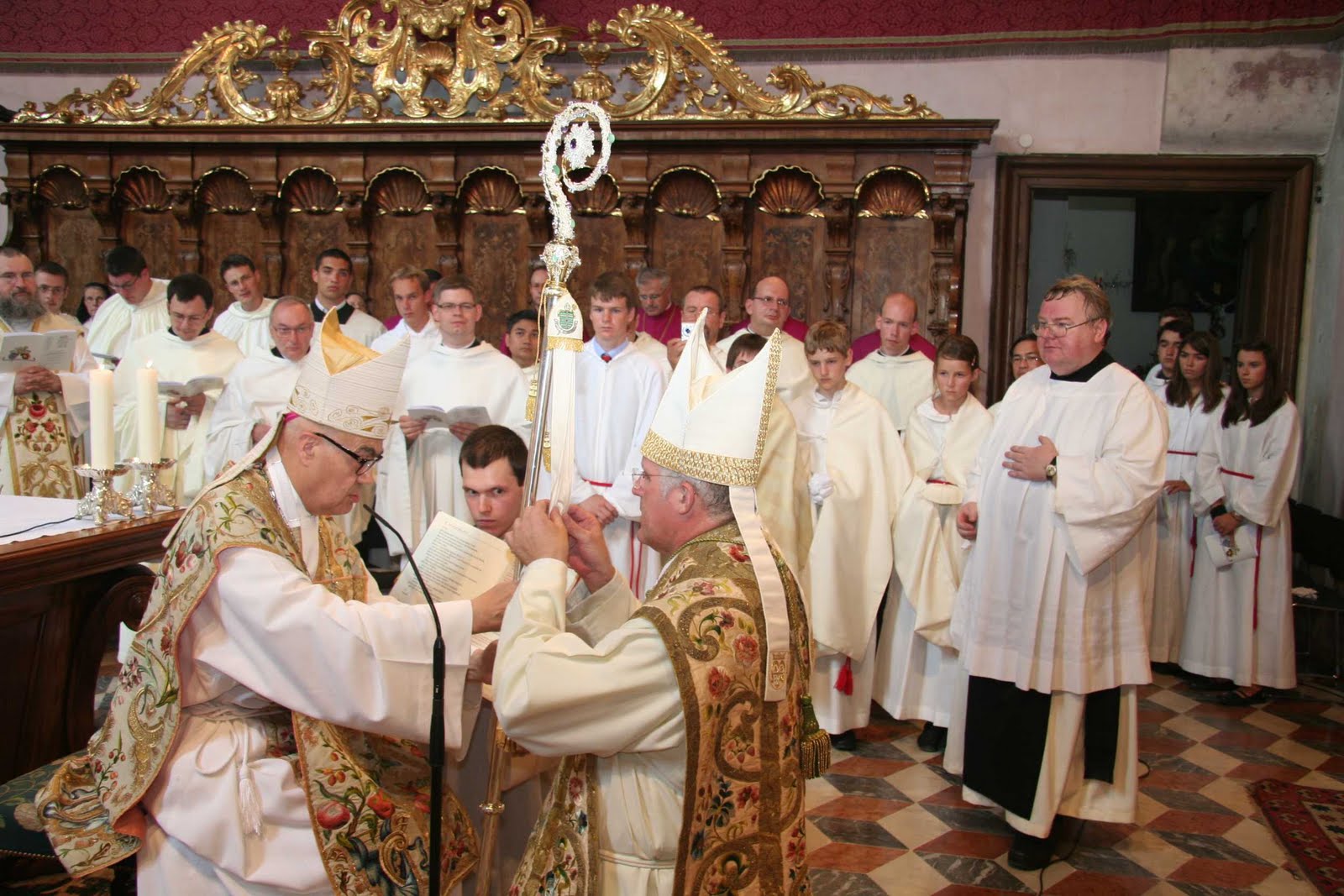 New Liturgical Movement: Abbatial Blessing at Rein Abbey