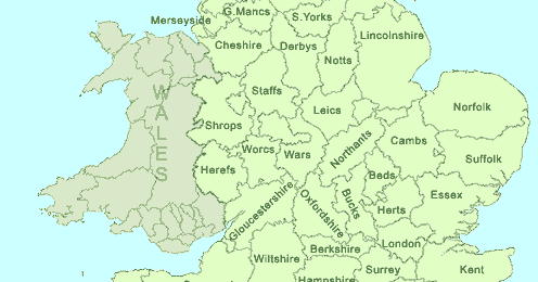 Design Context: Ceremonial counties of England