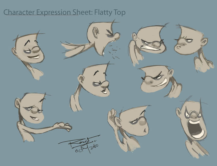 Imagination Unleashed: Character Sheets- Flatty Top & Lans