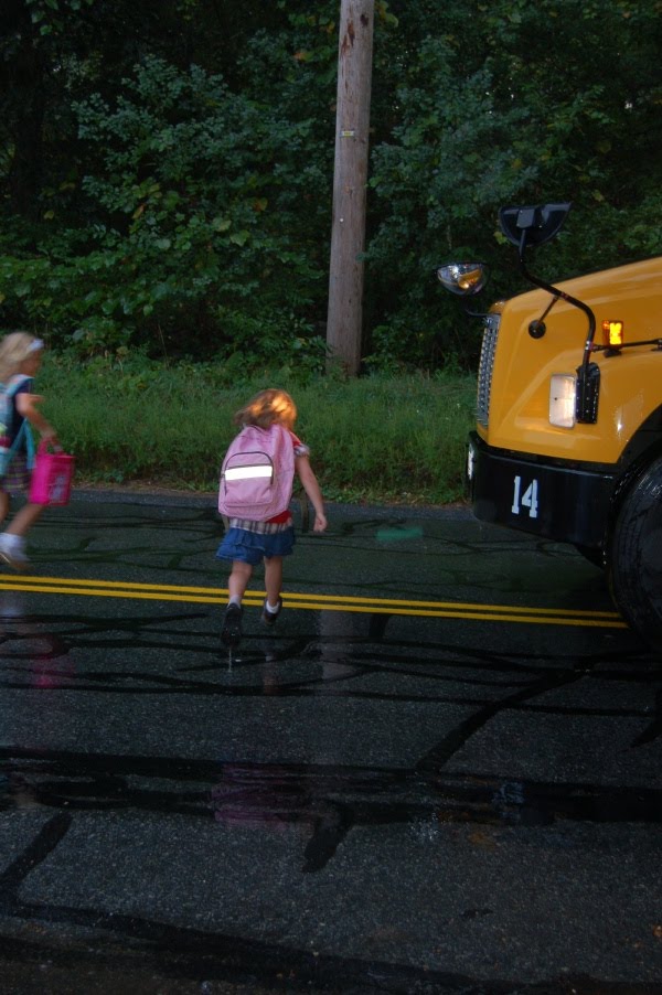 The Introne Family: Izzy's First Day of School (First Bus Ride too!)