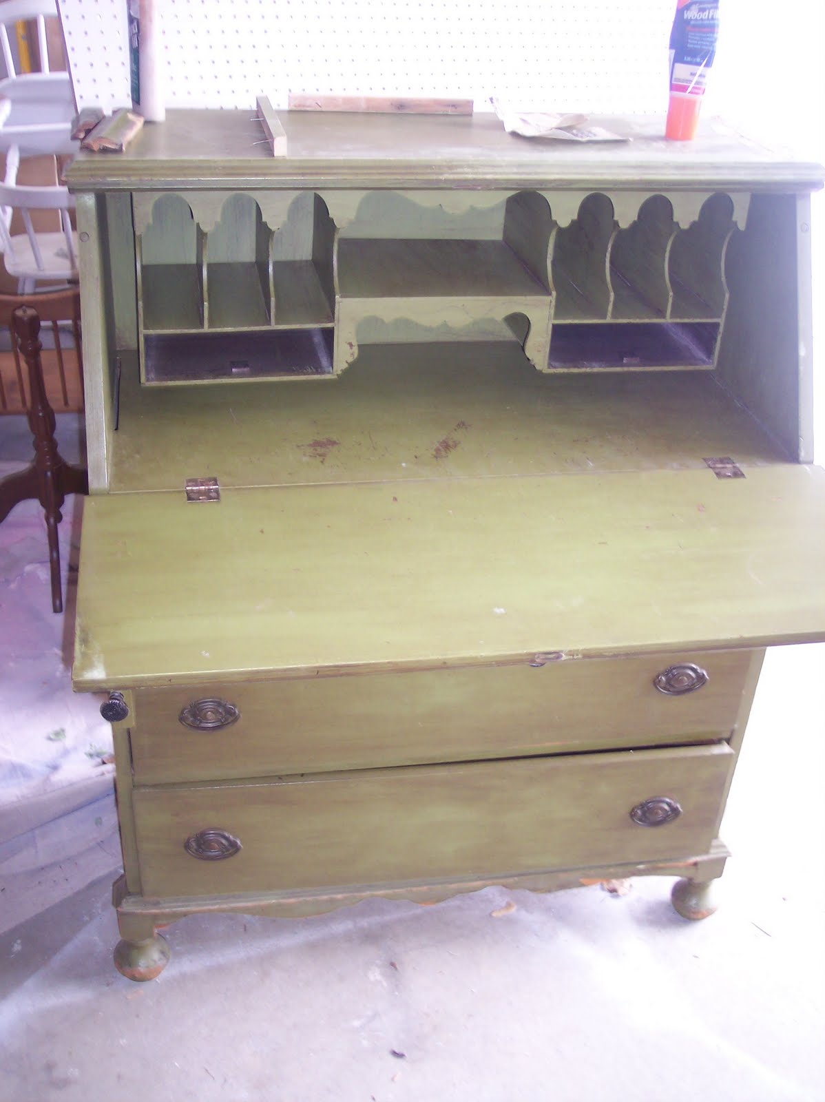 Uniquely Chic Furniture: Secretary Desk Redo