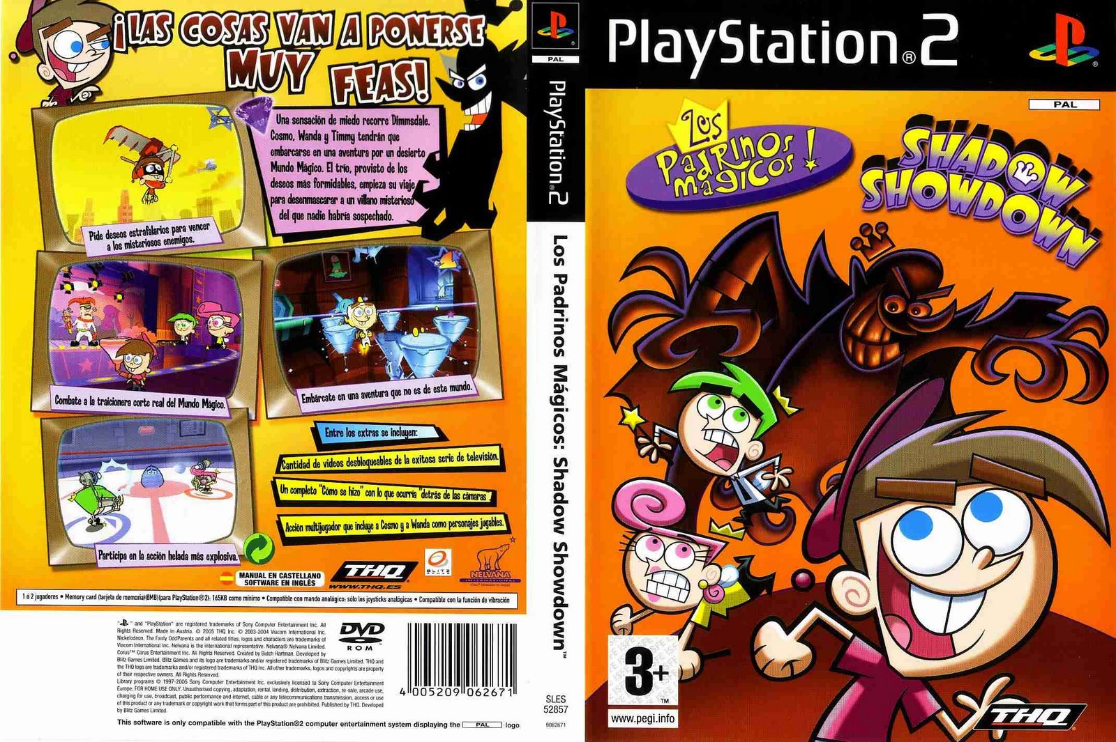 PS2 -The Fairly Odd Parents – Shadow Showdown « Visitem www.coversblog ...