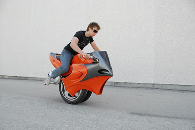 The one wheeled motorcycle