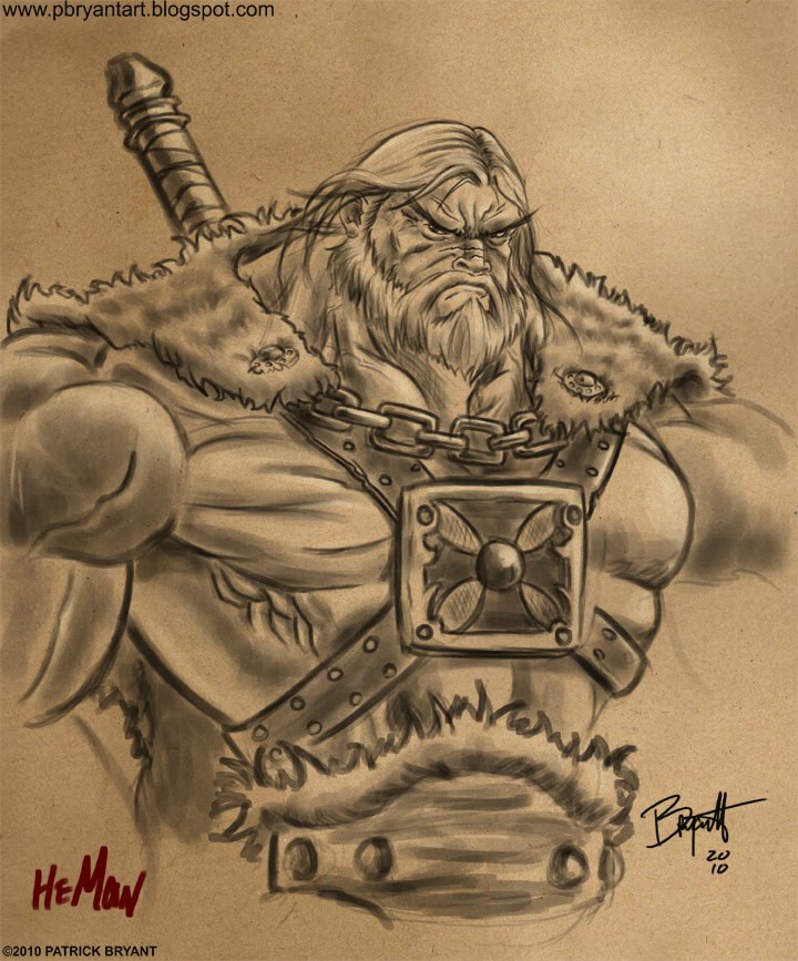 Patrick Bryant Art Gallery: New Concept Art and He-Man