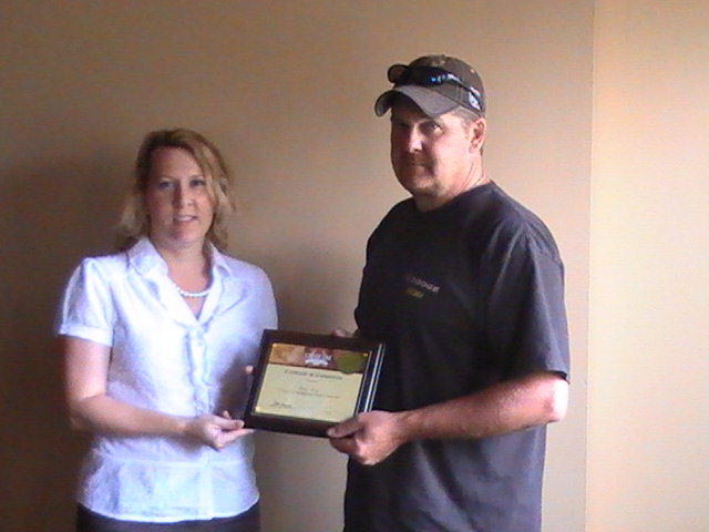 VeronicaSteele: Terry Erb graduates BulletProof Manager training program