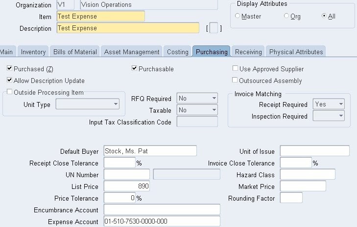Bizinsight Consulting Blog: How to Define Expense Item