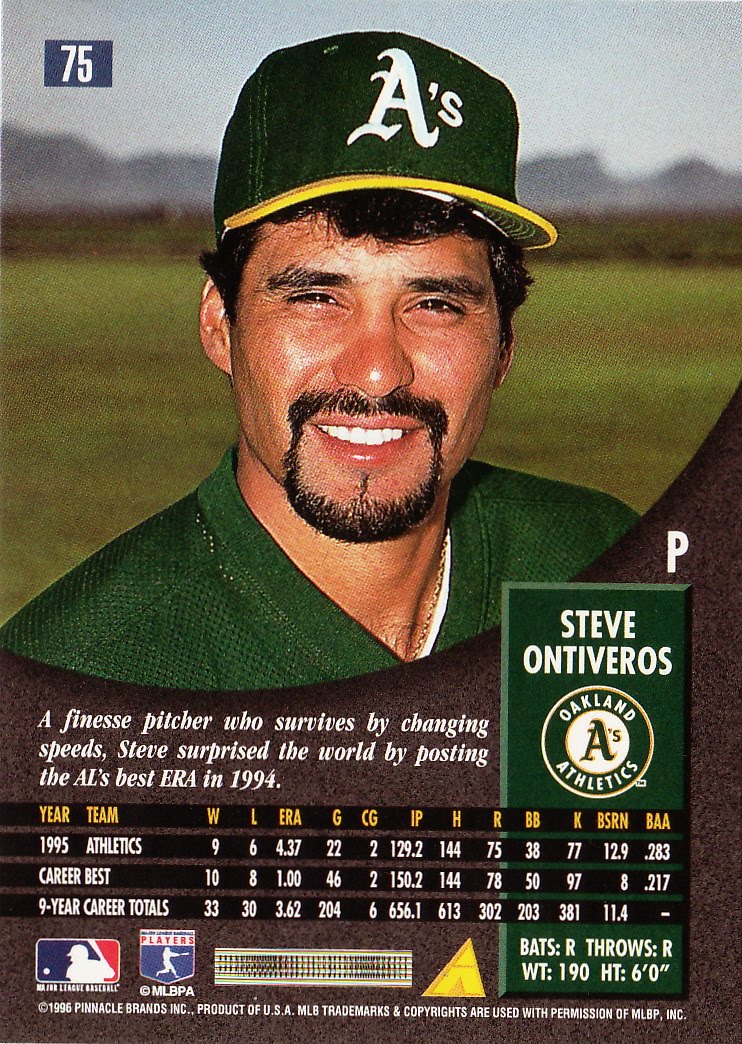 The Baseball Card Blog: Ontiveros Shocks the World, With Finesse