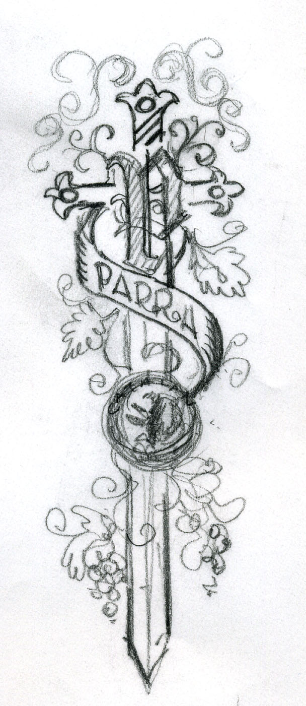 SW PARRA DESIGNS: The Parra Family Crest redesign project