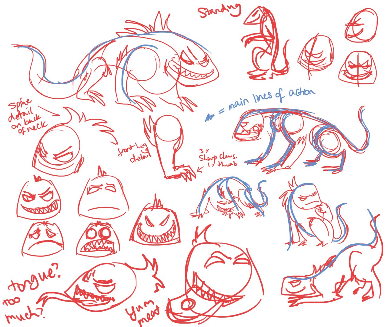 Emma Wyton Final Major Project Blog: Character Design progression