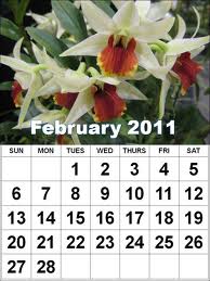 February 2011 Calendar ~ News & Fashion Updates