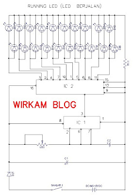 ELECTRONICA: RUNNING LED