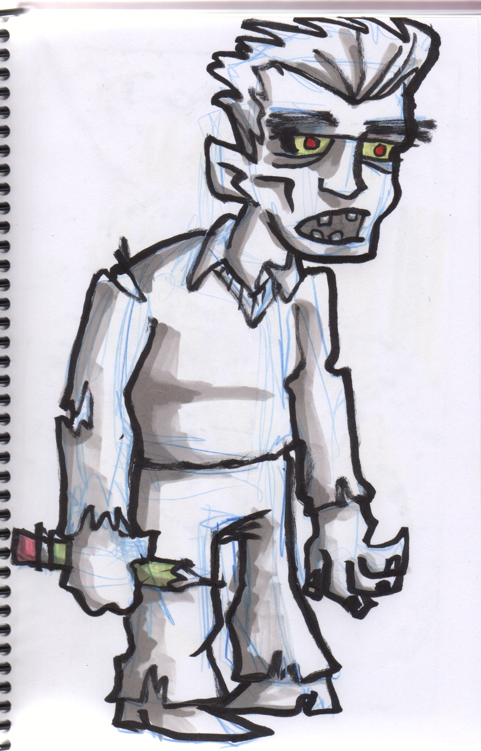 The Ctrl-Zs: Zombie Stan Lee and Zombie Jack Kirby designs