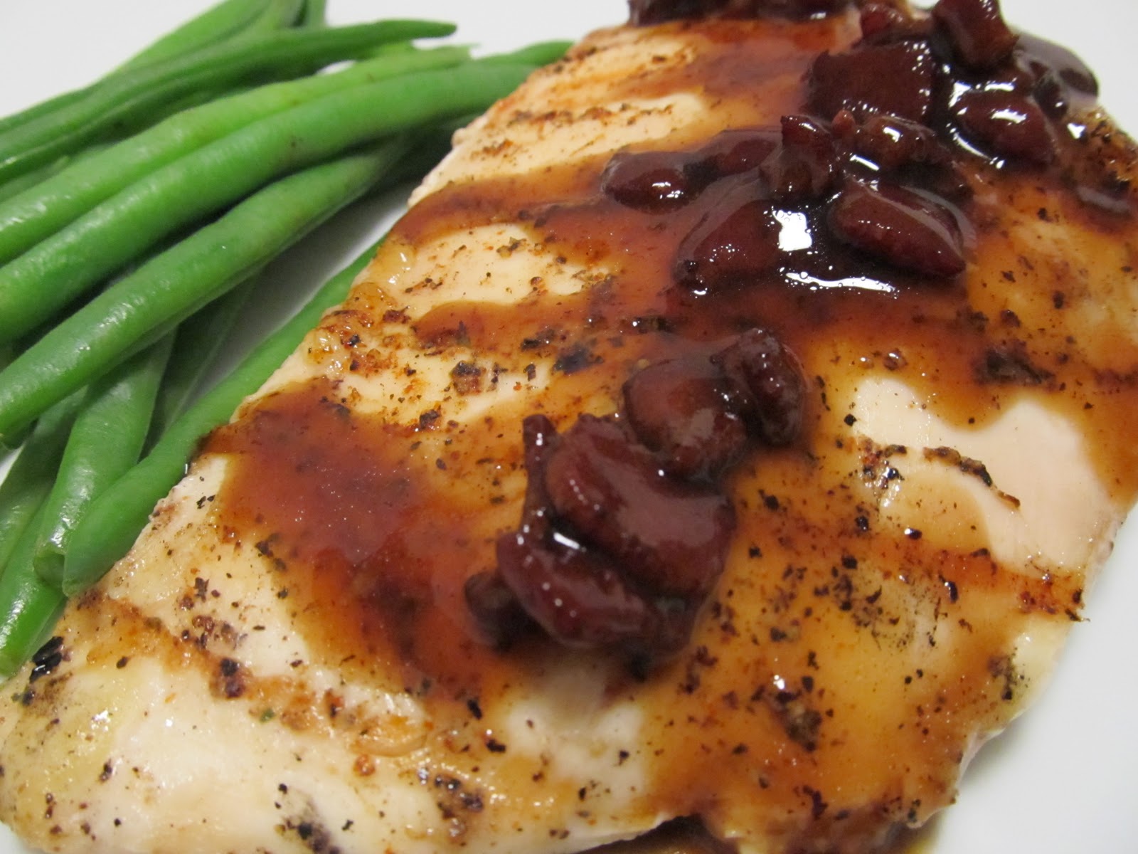 Jenn's Food Journey: Grilled Chicken with Bacon Balsamic Glaze