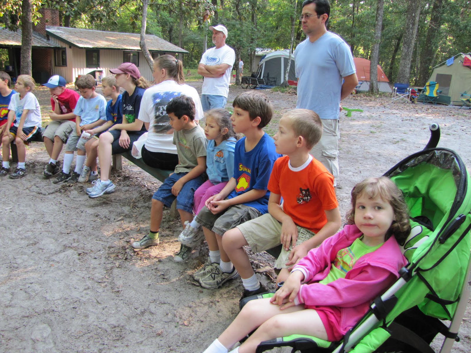 Family American Style: Becoming one with the outdoors. Cub Scout Camp ...
