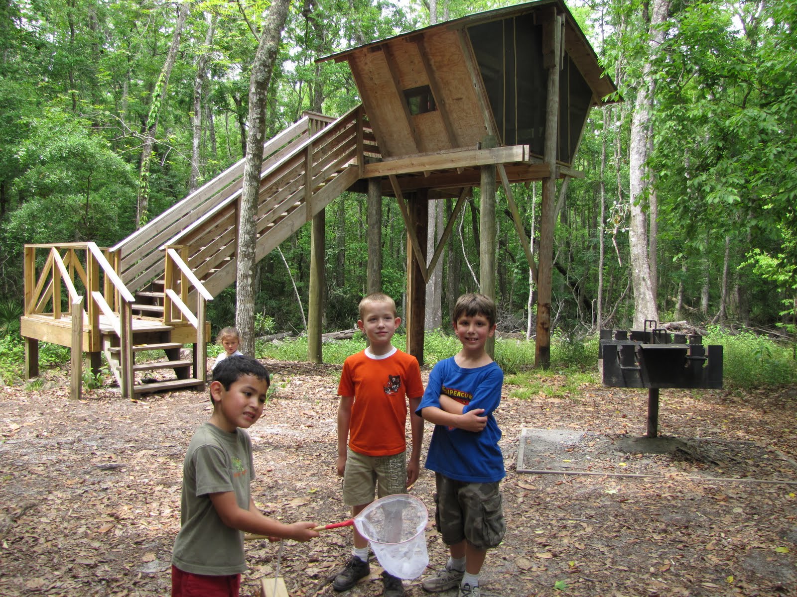 Family American Style: Becoming one with the outdoors. Cub Scout Camp ...