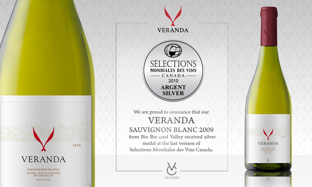 Veranda: SAUVIGNON BLANC, Veranda, 2009 obtained Silver Medal!!!
