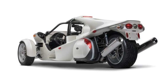 Auto Cars Contest Bikini: three wheel Campagna T-Rex concept