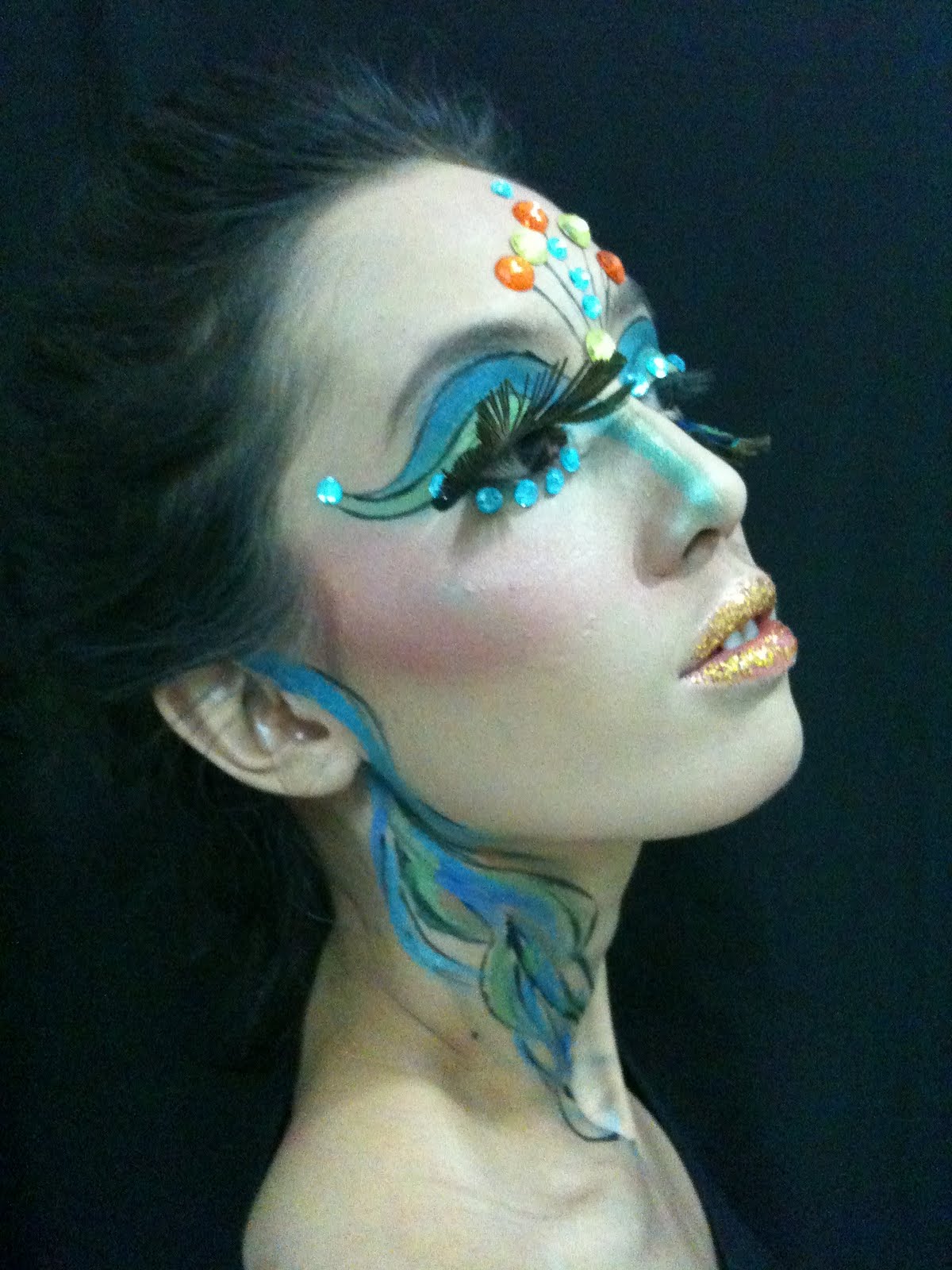 Heidi's Make-Up Magic: Peacock