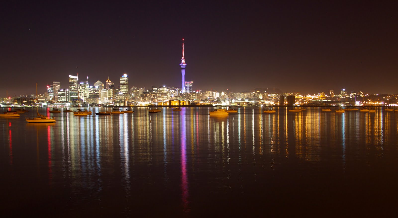 Tasting Life: Auckland City at night