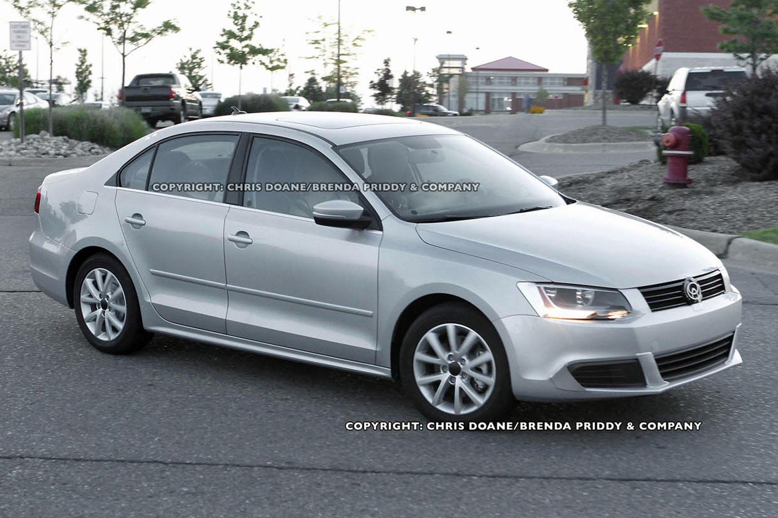 expensive new cars: 2011 Volkswagen Jetta spied nearly undisguised