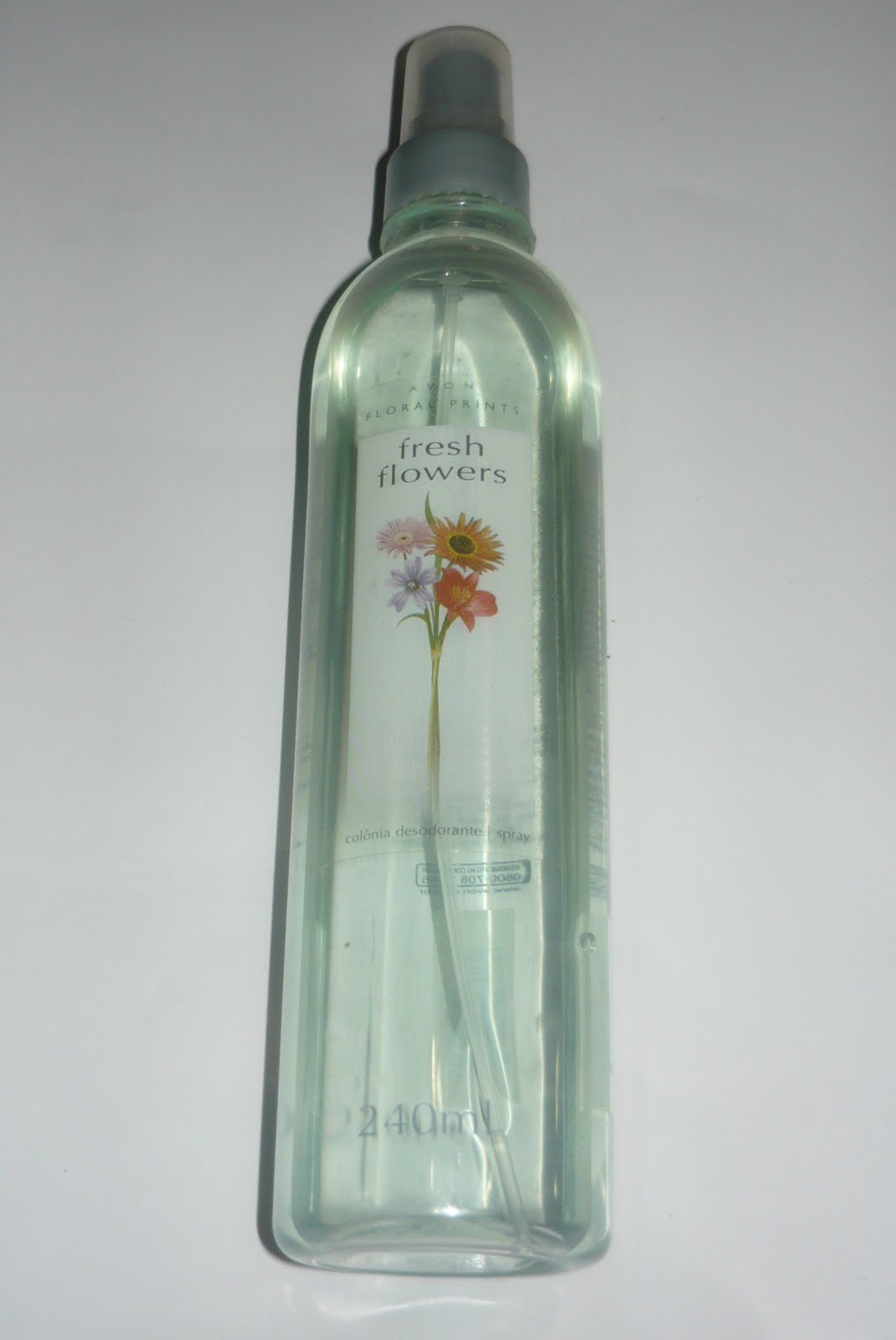 COLEÇÃO DE FRASCOS DE PERFUMES: AVON - FRESH FLOWERS