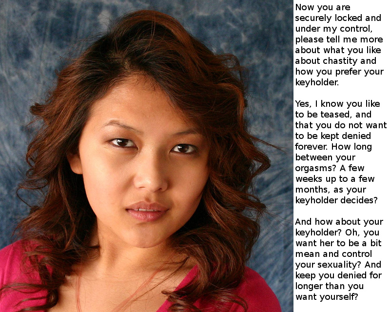 Chastity Fantasies of an Obsessive Copier: Chastity therapy