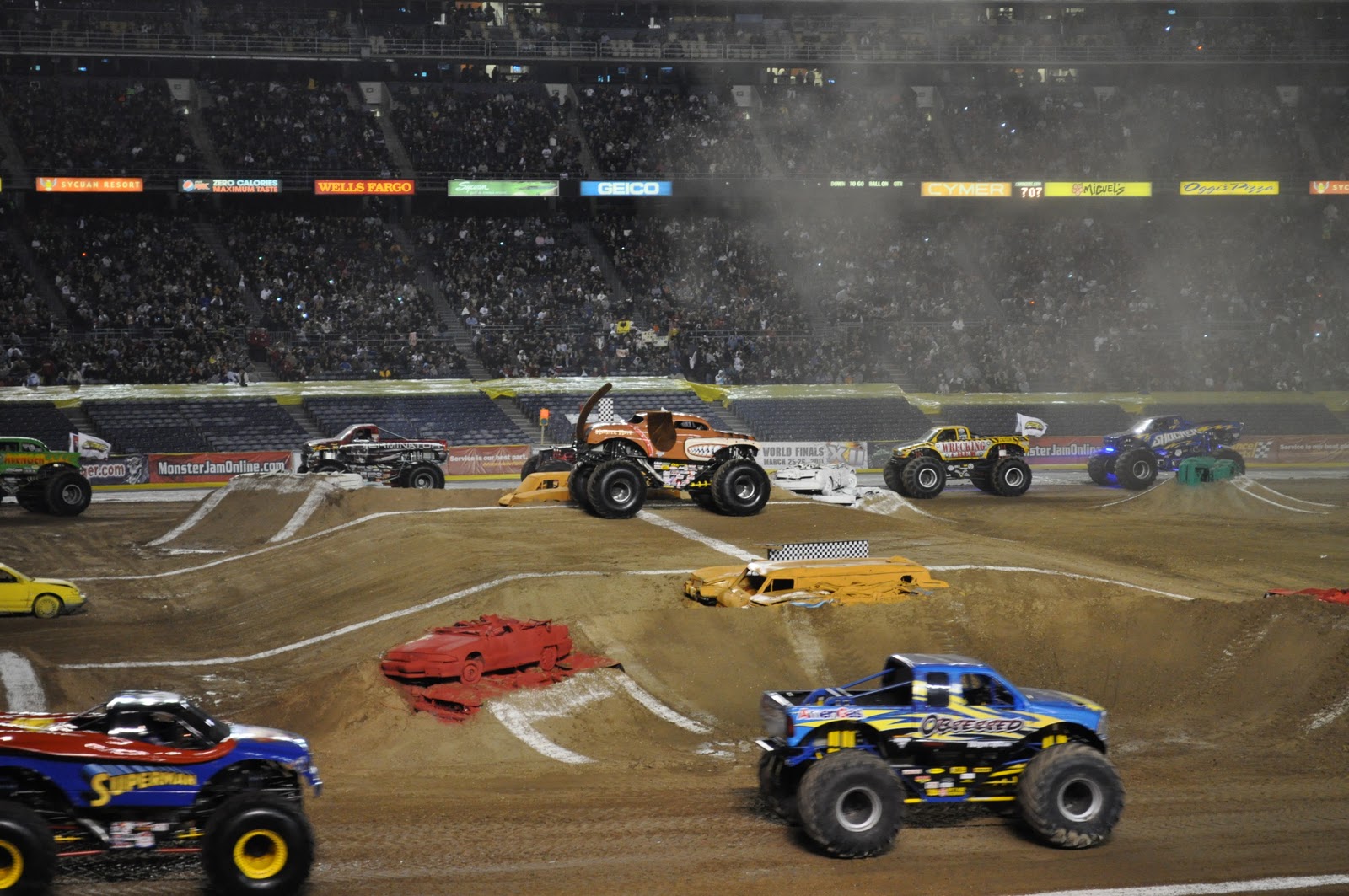 JustaCarGal: Monster Jam San Diego, Parade of Trucks