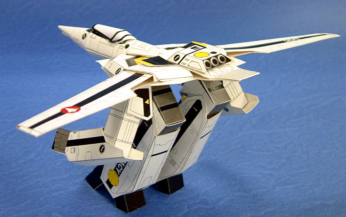 Riesgo-Biologico.Blogspot.com: Papercraft - VF-1S Gerwalk Valkyrie Robotech