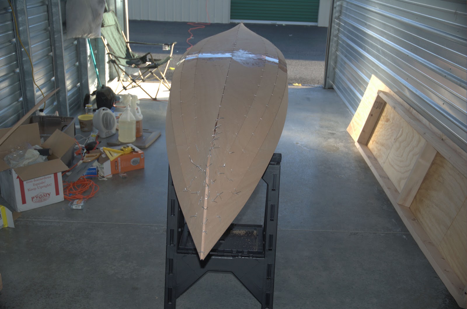 The Cows are Watching: Building The Pygmy Kayak - Part 2