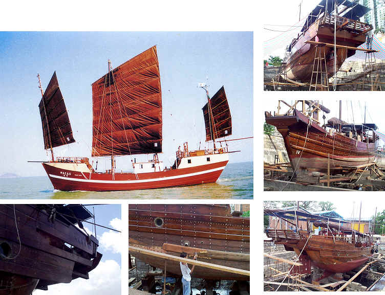 Macau Antigo: Lorcha, junco, sampana