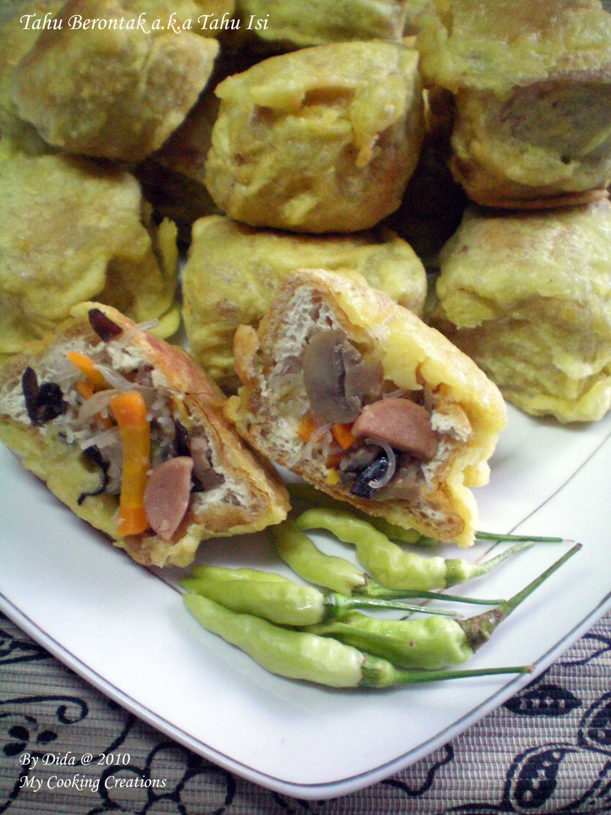 Dapur Itara: Tahu Berontak a.k.a Tahu Isi