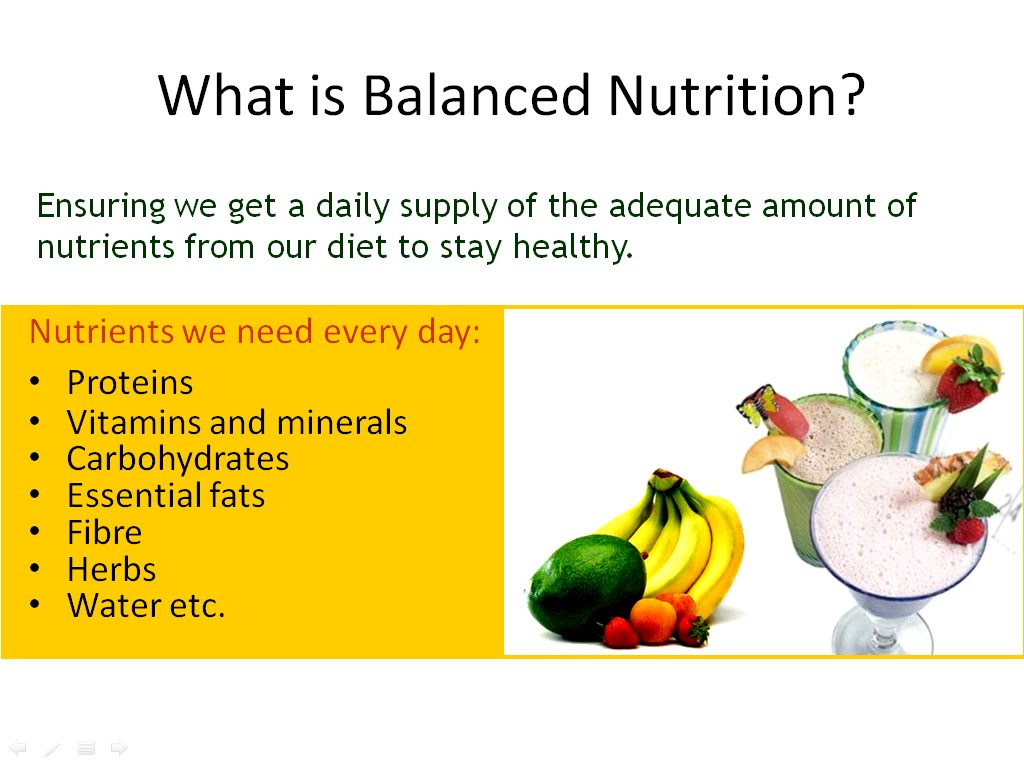 HERBALIFE: Why balanced Nutrition
