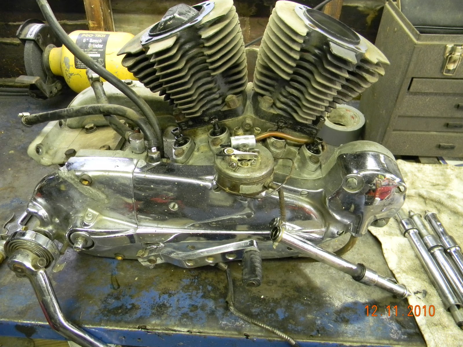 1961 Ironhead basket case