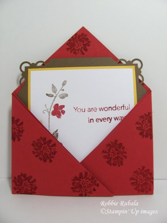 Still working on my last workshop card - Creations in Paper