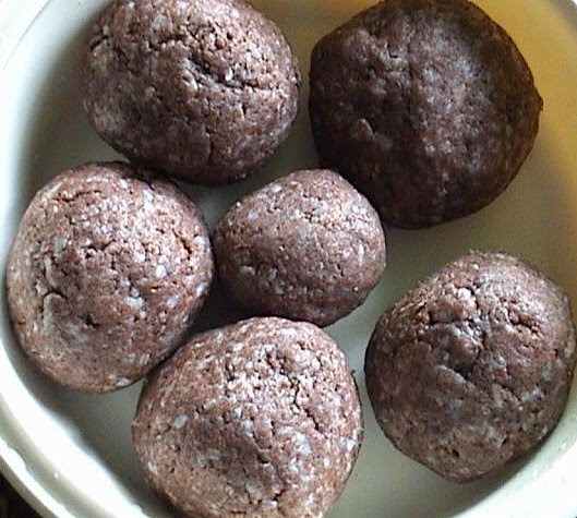 Chitra Amma's Kitchen: Red Rice Ragi Muddae - Red Rice and Finger ...