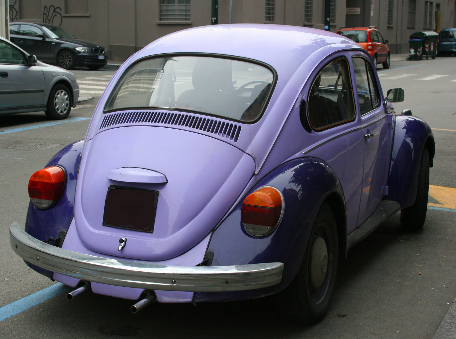 purple things: vintage violet Volkswagen