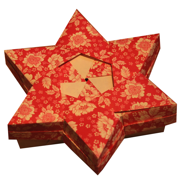 origami star box by robin glynn + folding instructions