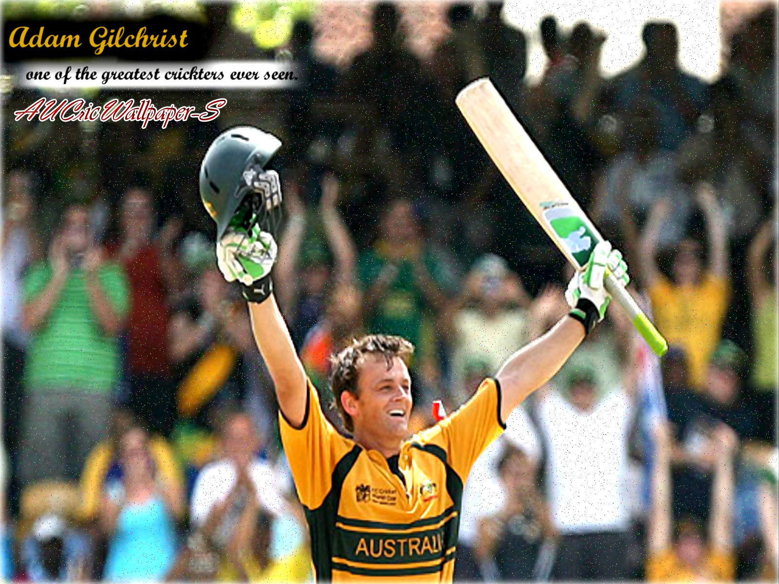 Australian Cricket Team Wallpaper: Adam Gilchrist Wallpaper