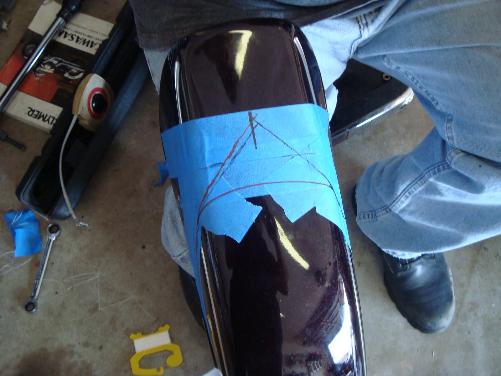 Tear it up, fix it, repeat: Front fender chopping