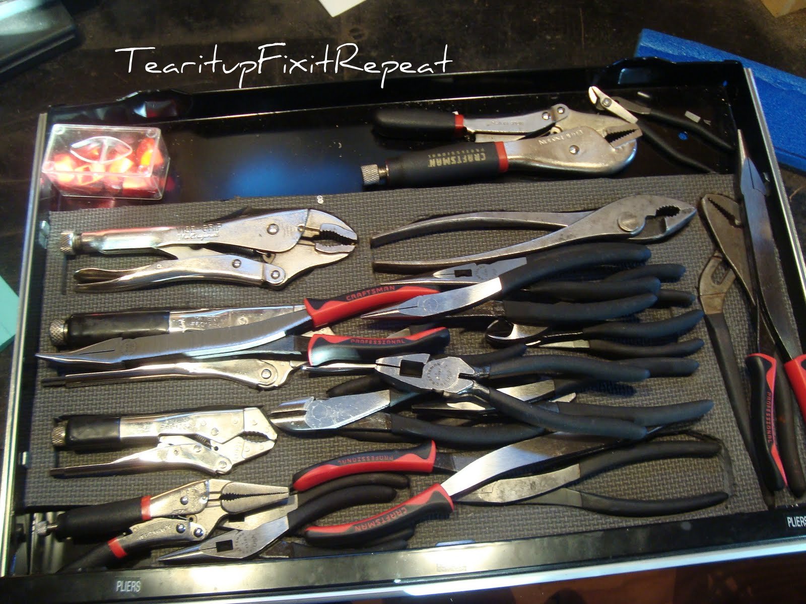 Tear it up, fix it, repeat: Inlaid Pliers