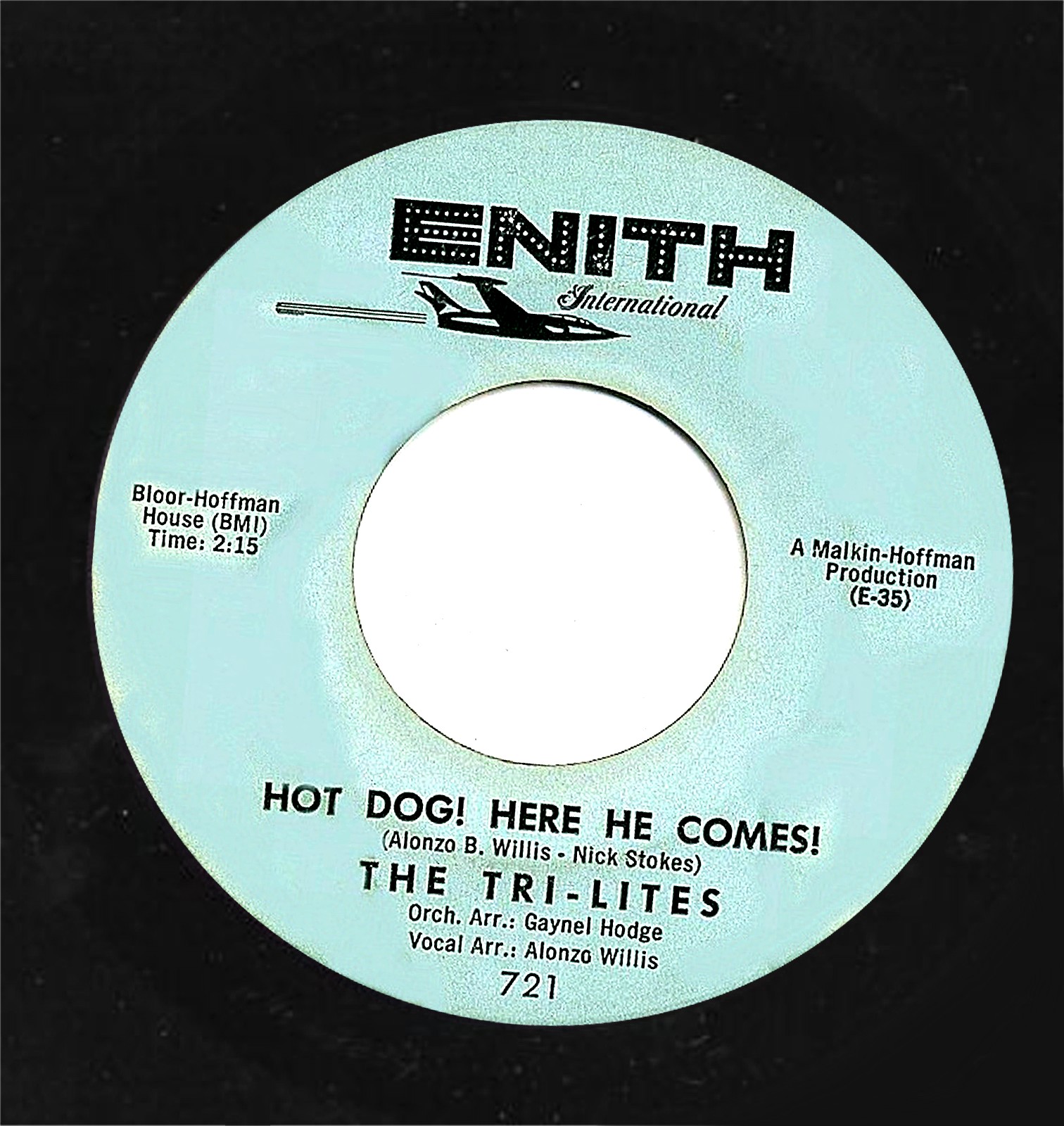 WHITE DOO-WOP COLLECTOR: THE TRI-LITES_Hot Dog! Here He Comes