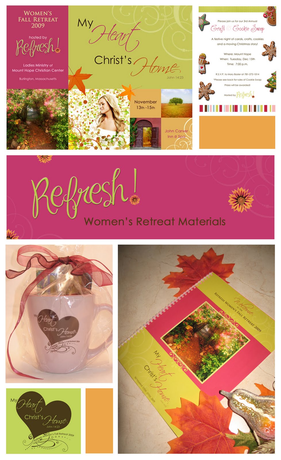 Joyful! Design: Retreat & Conference Materials
