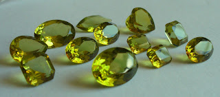 Gemstone News and Local Color from Teófilo Otoni: Faceted Green Amber ...