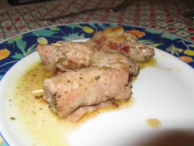 Radio Cucina: Involtini con la pancetta Vleesrolletjes met spek