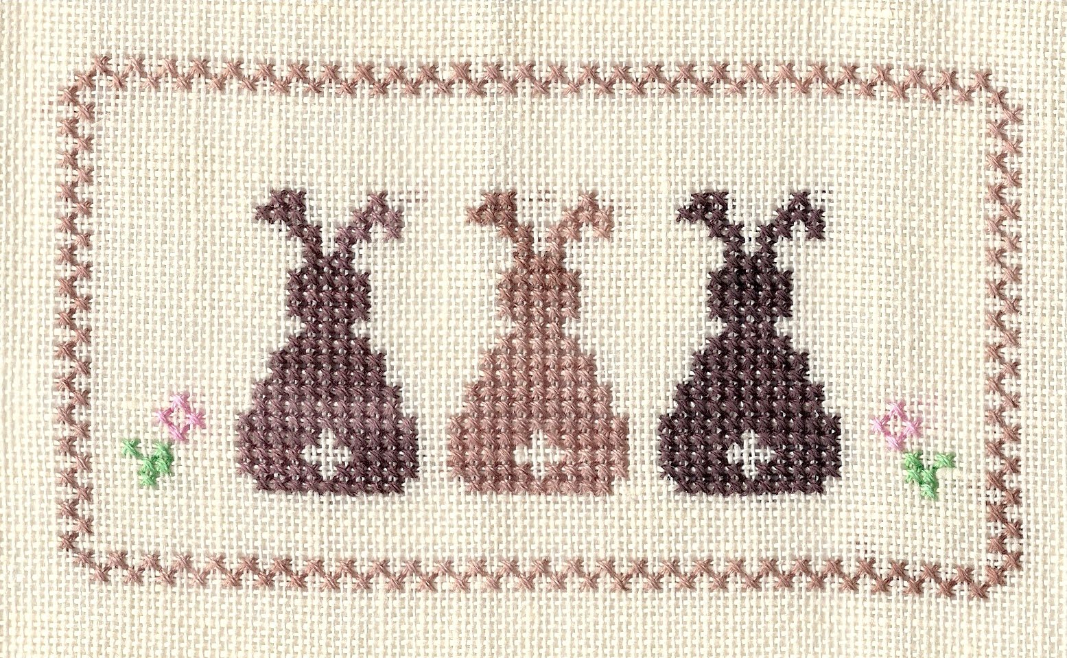 Garden Grumbles and Cross Stitch Fumbles: Easter Rabbits