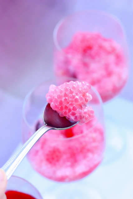 baking = love: Plum chardonnay sago pudding and UMAT results